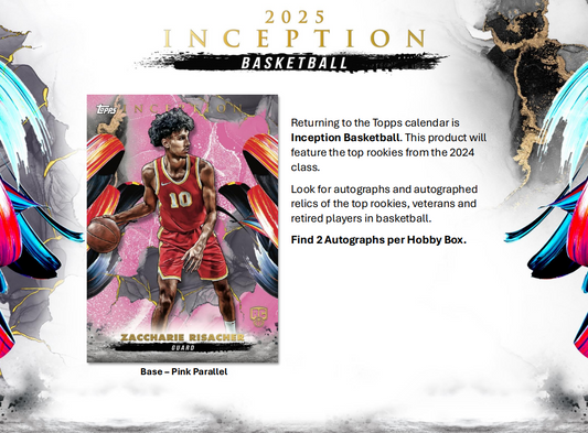 2024-25 Topps Inception Basketball Hobby Box – Impact Sports Cards