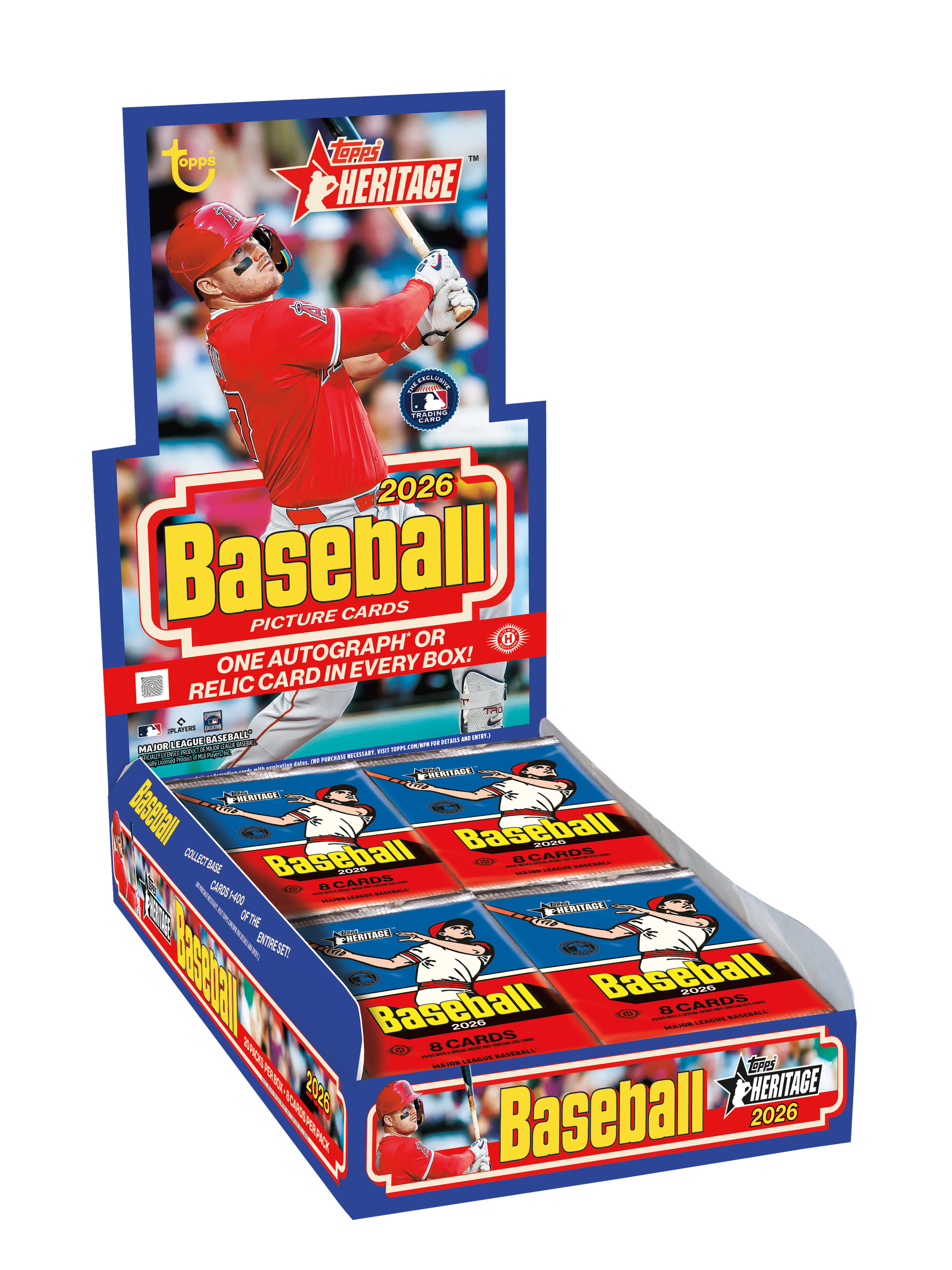2026 Topps Heritage Baseball Hobby Packs – Impact Sports Cards
